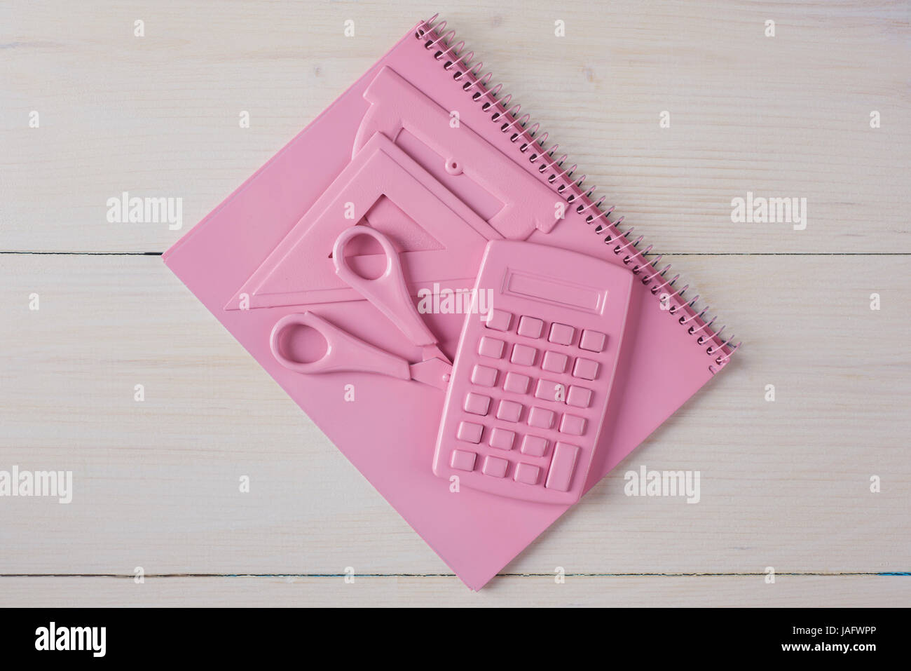 Creative idea of composition school things Stock Photo - Alamy