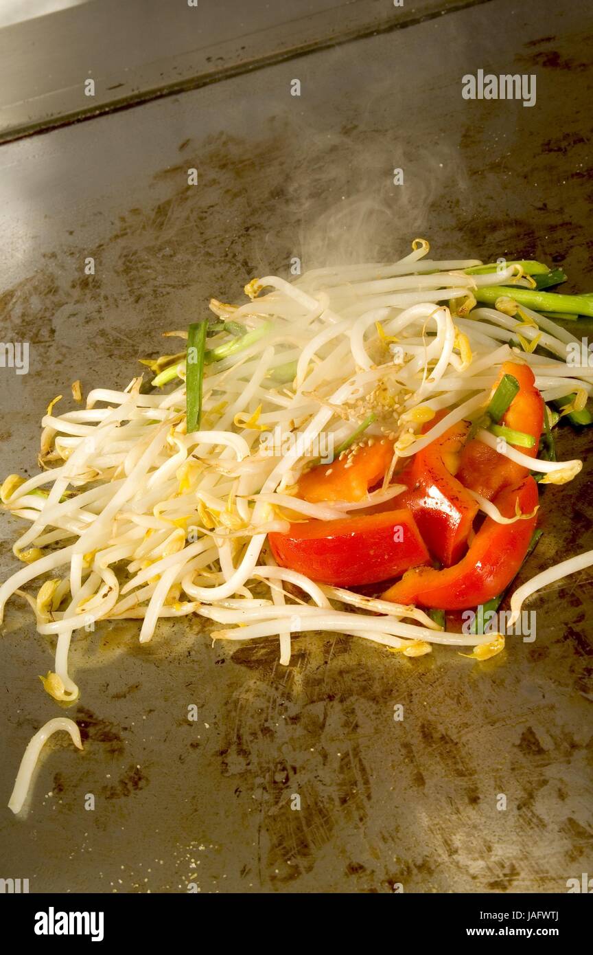 Quick fried Japanese sea food Stock Photo - Alamy