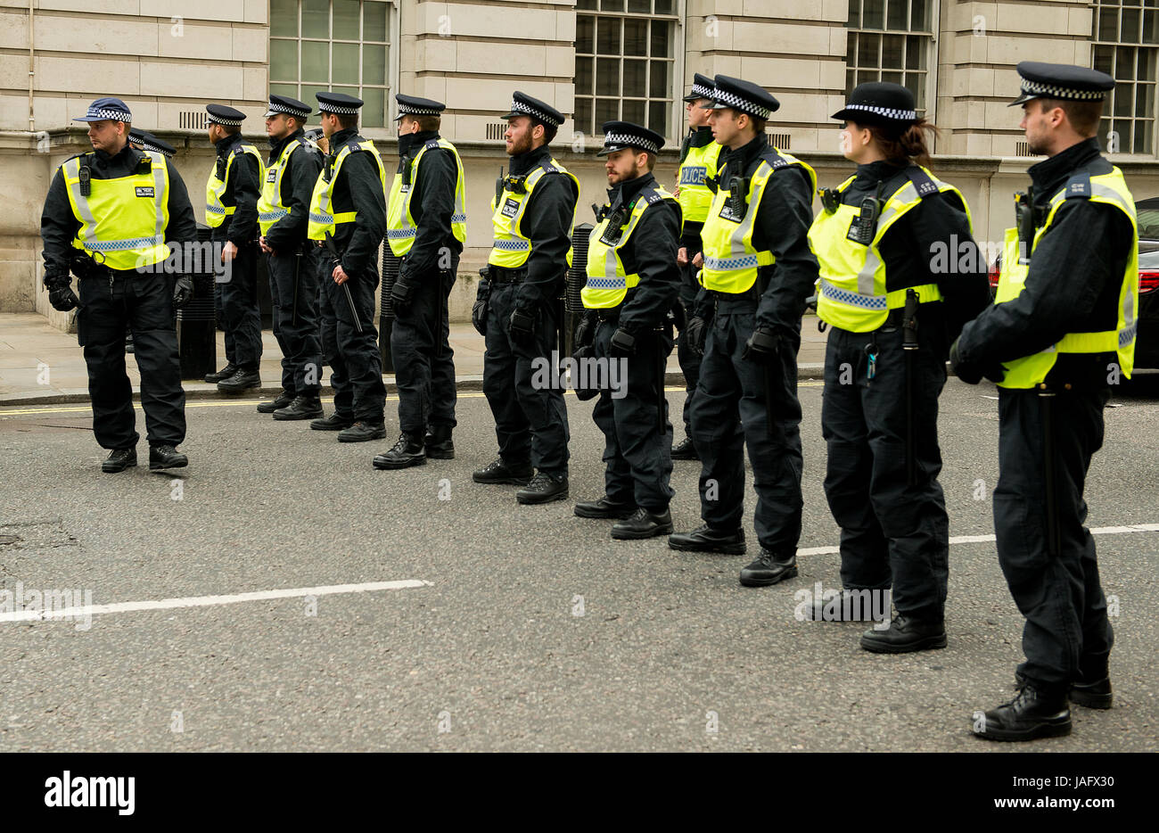 EDL / Britain First rally with counter demo by the Unite Against ...