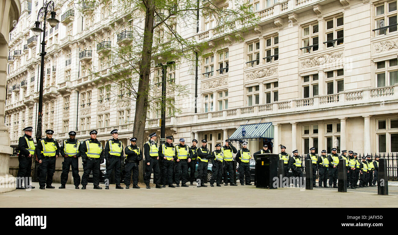 EDL / Britain First rally with counter demo by the Unite Against ...