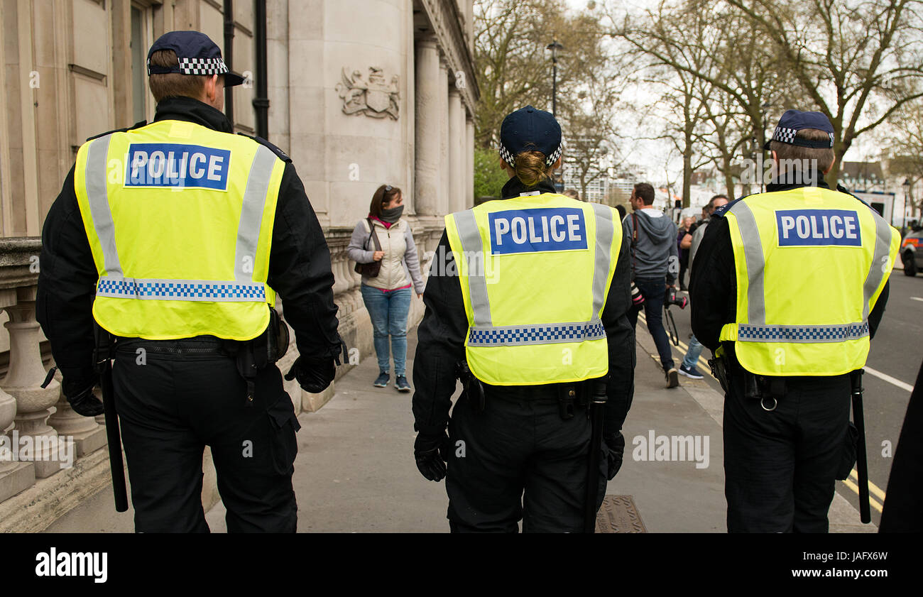 EDL / Britain First rally with counter demo by the Unite Against ...