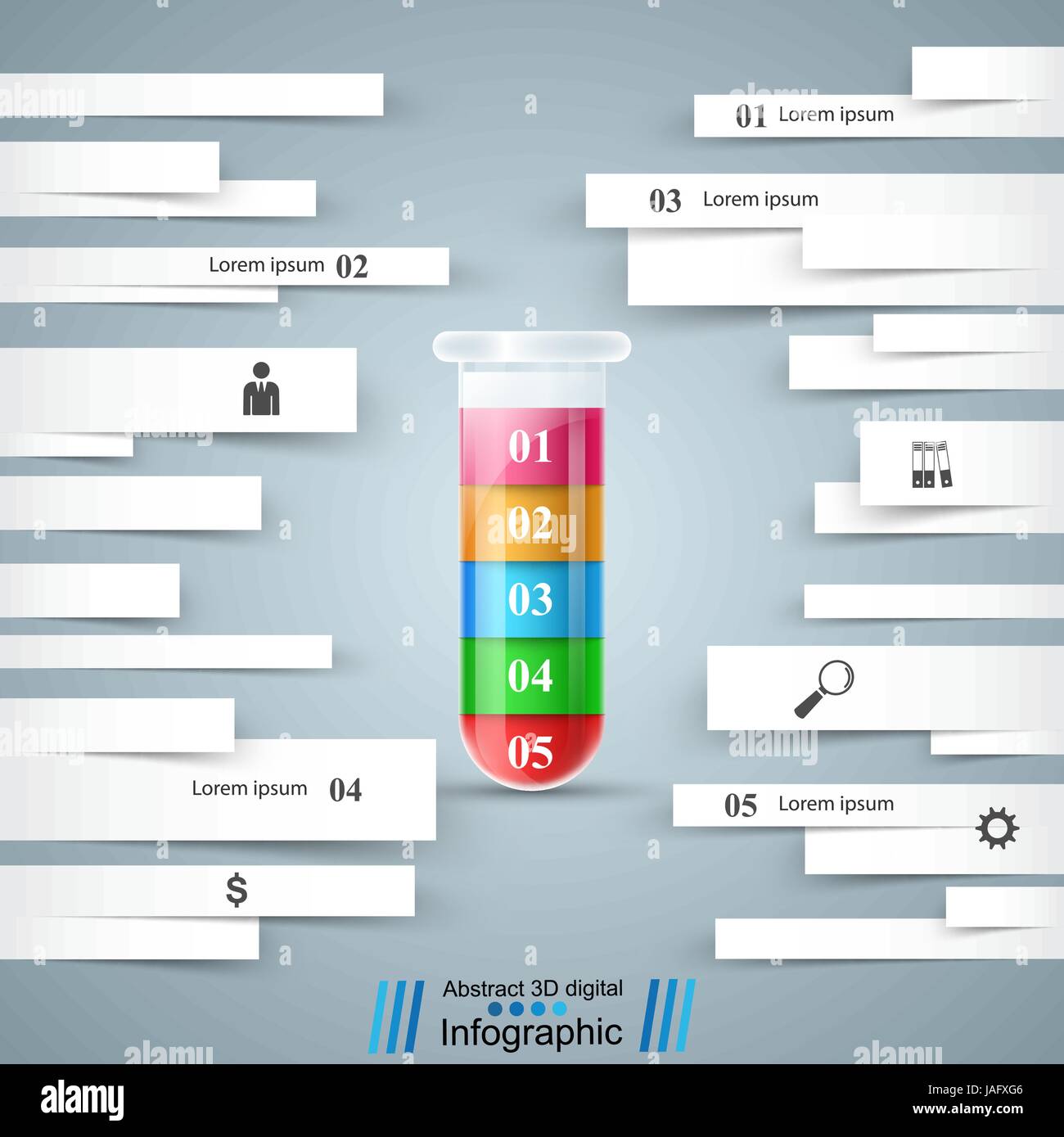 Test tube. Experiments. Business infographics Stock Vector Image & Art ...