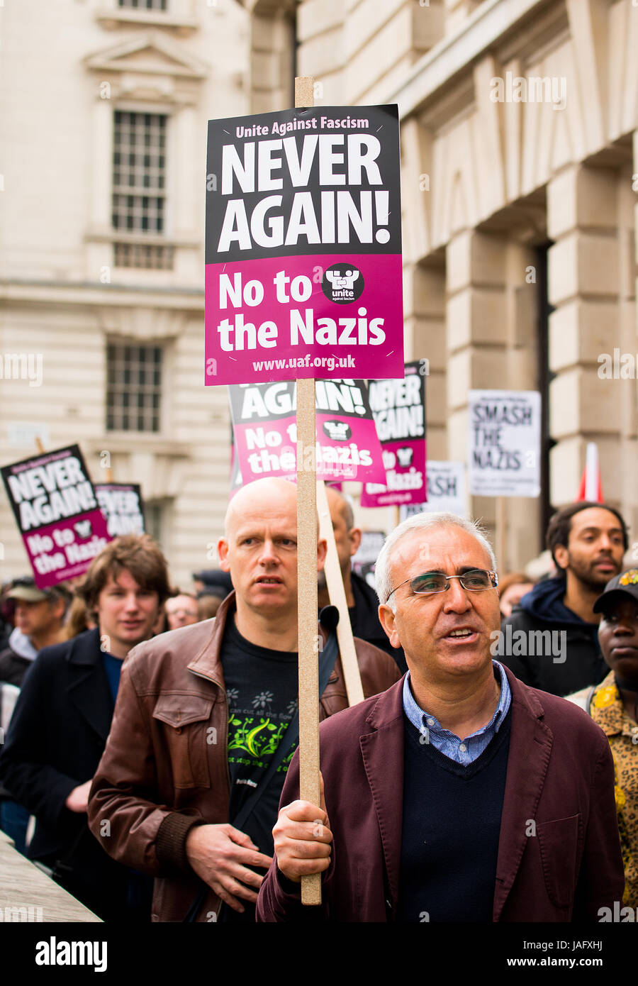 EDL / Britain First rally with counter demo by the Unite Against ...