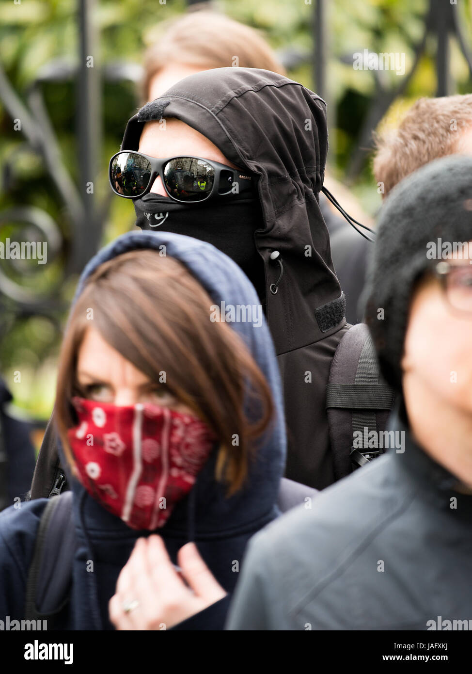 EDL / Britain First rally with counter demo by the Unite Against ...