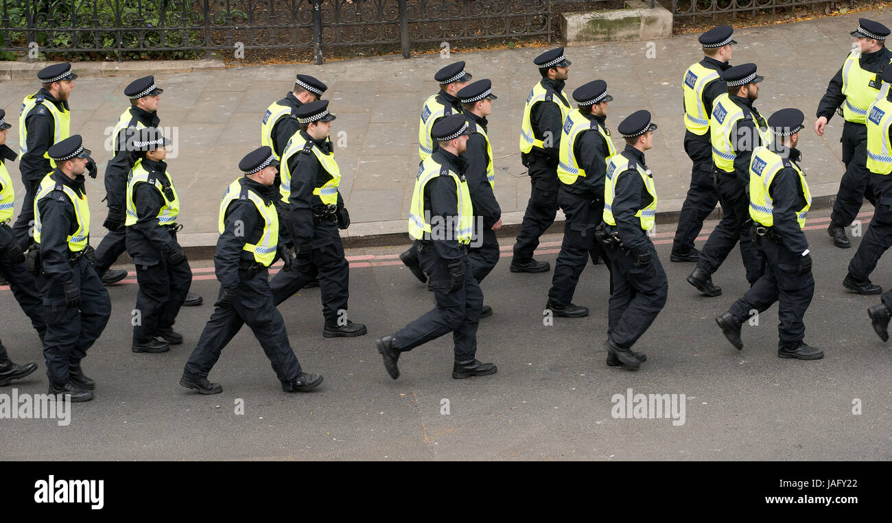 EDL / Britain First rally with counter demo by the Unite Against ...