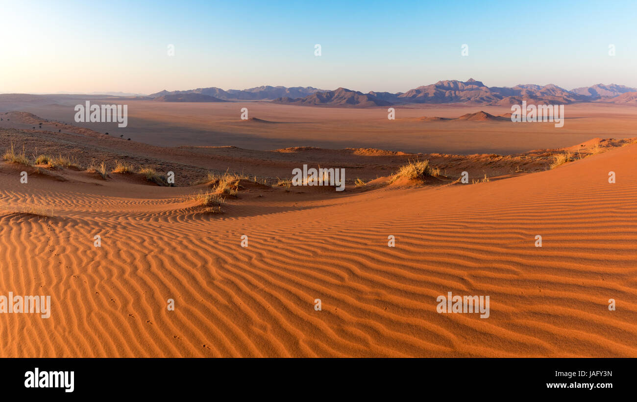 Landscape view of the Namib Rand Nature Reserve in Namibia, Africa ...