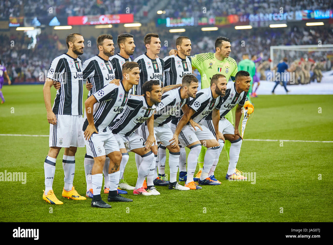 UEFA Champions League, Final, Cardiff, June 03 2017 Teamfoto JUVE ...