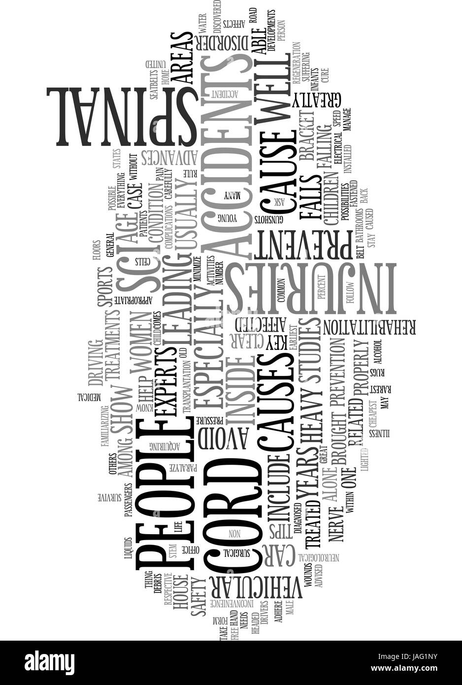 Spinal Cord Injuries Stock Vector Images - Alamy