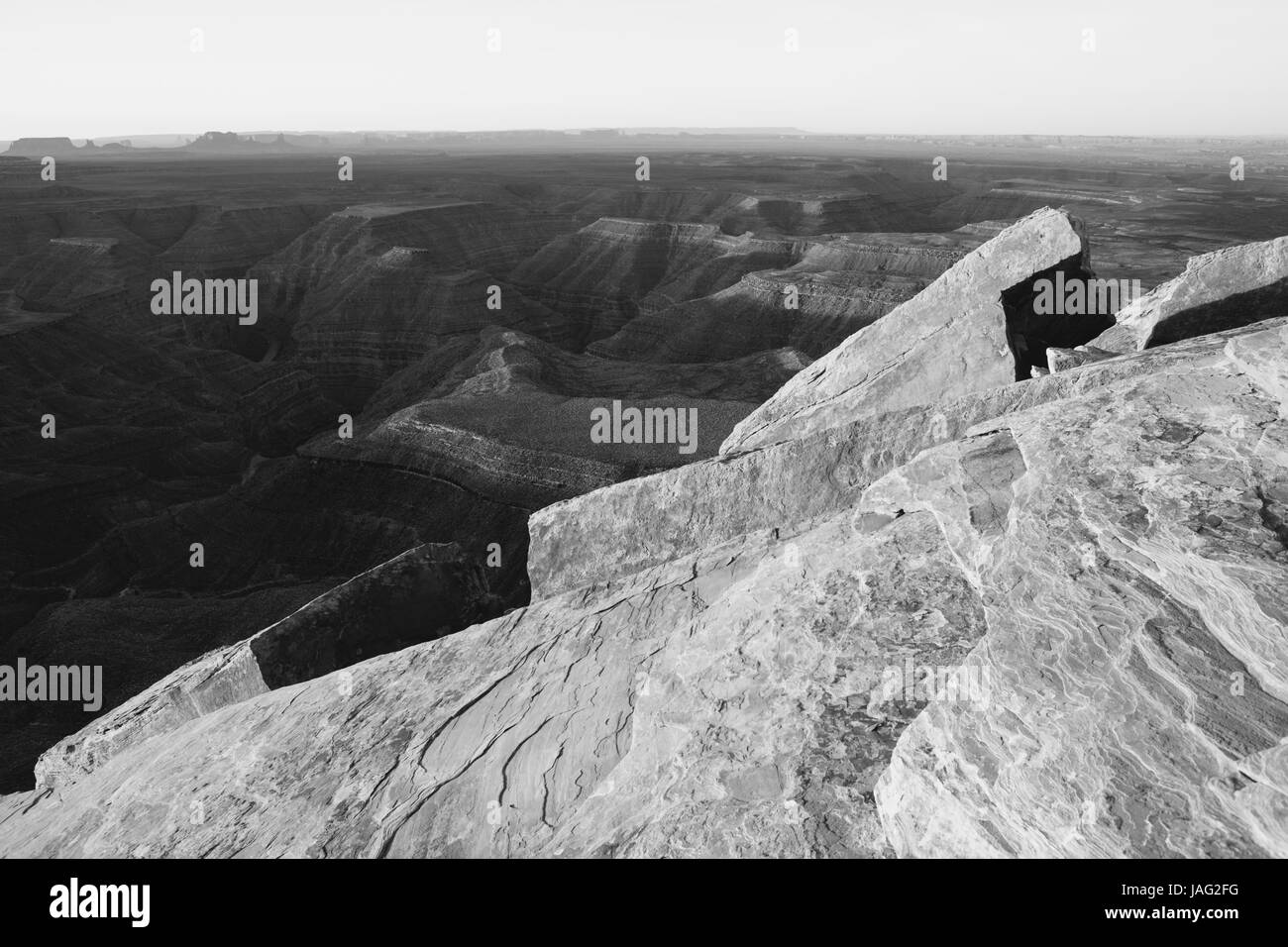 Monument canyon view Black and White Stock Photos & Images - Alamy