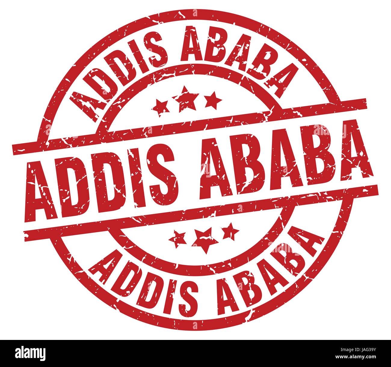 Addis Ababa red round grunge stamp Stock Vector Image & Art - Alamy