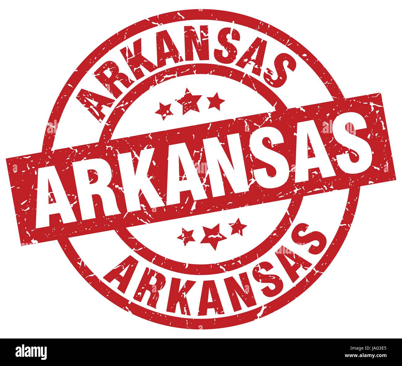 Arkansas red round grunge stamp Stock Vector Image & Art - Alamy