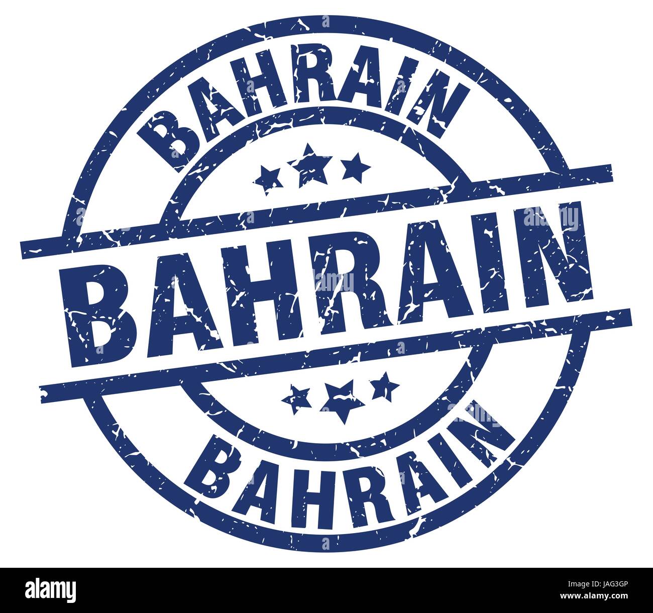 Bahrain blue round grunge stamp Stock Vector Image & Art - Alamy