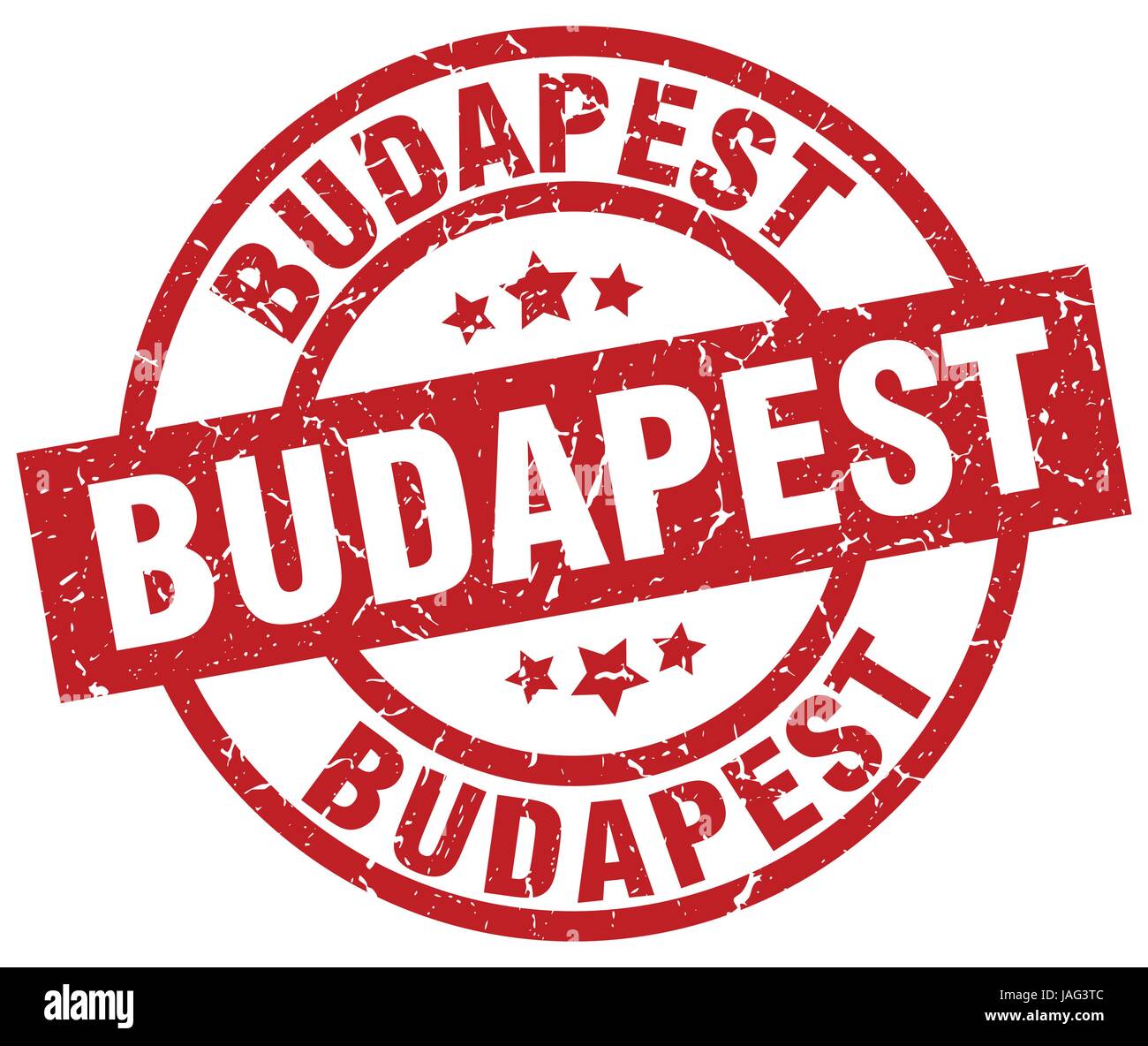 Budapest red round grunge stamp Stock Vector Image & Art - Alamy