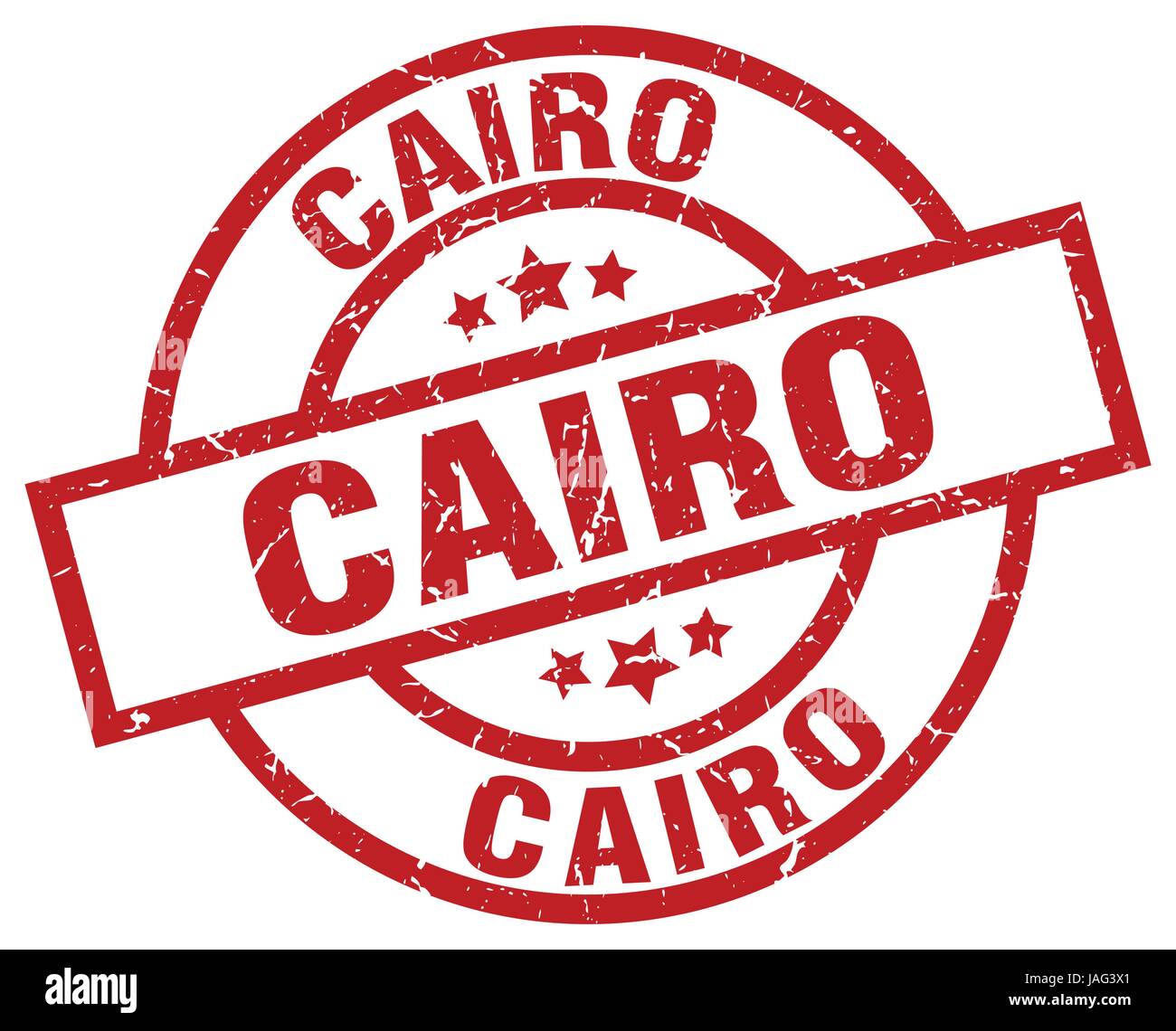 Cairo red round grunge stamp Stock Vector Image & Art - Alamy
