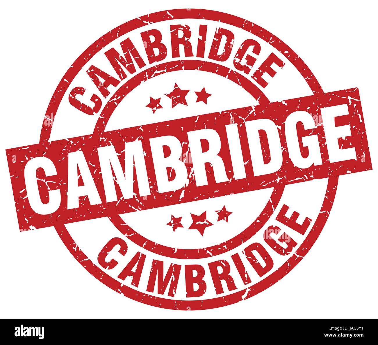 Cambridge red round grunge stamp Stock Vector Image & Art - Alamy