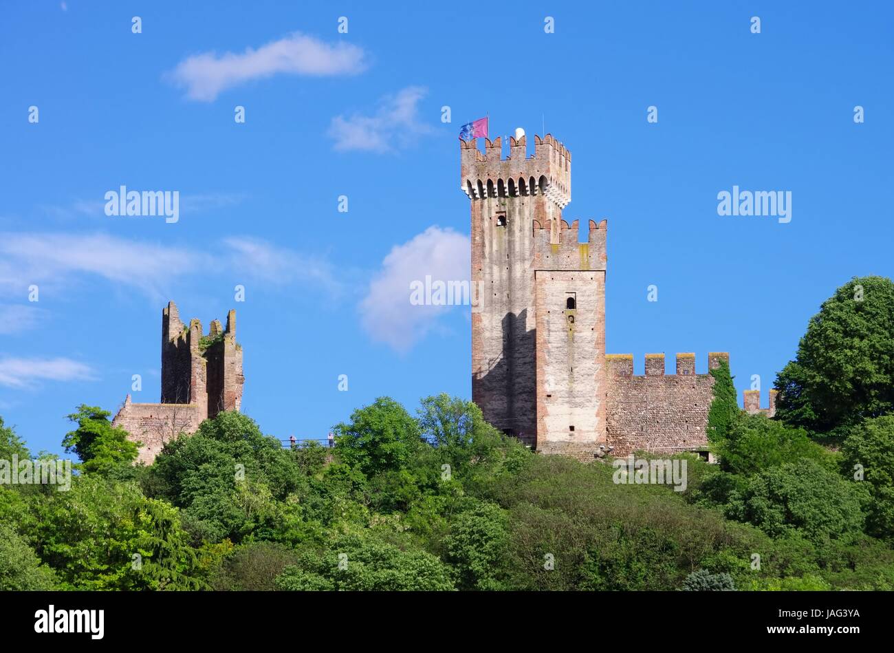 Borghetto Burg - Borghetto castle 01 Stock Photo - Alamy