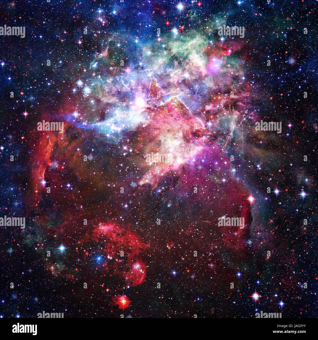 Nebula in space. Elements of this image furnished by NASA Stock Photo ...