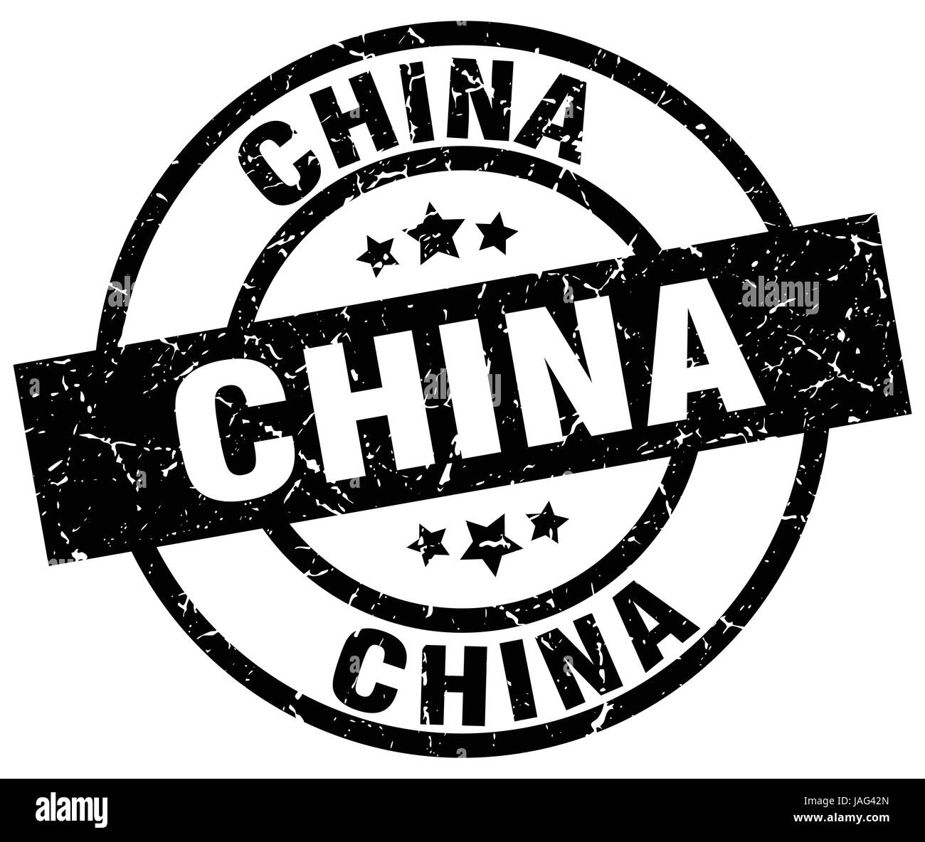 China stamp vector vectors Black and White Stock Photos & Images - Alamy