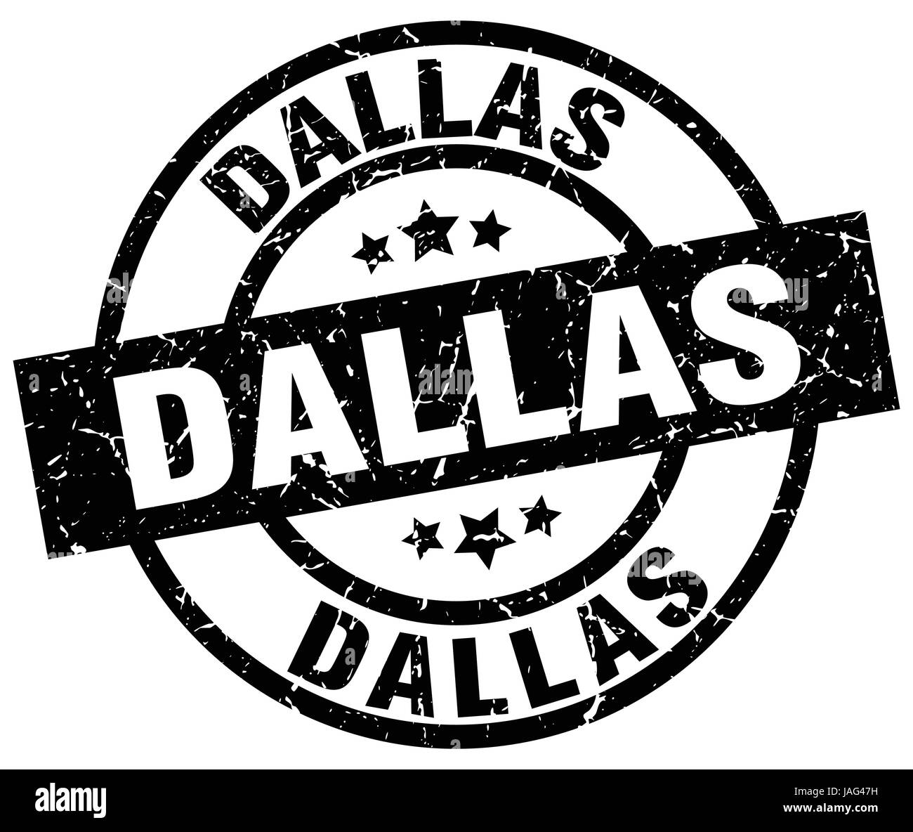 Dallas black round grunge stamp Stock Vector Image & Art - Alamy