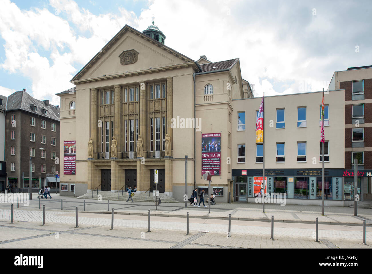 Deutschland Nordrhein Westfalen Hagen Theater Hagen High Resolution ...