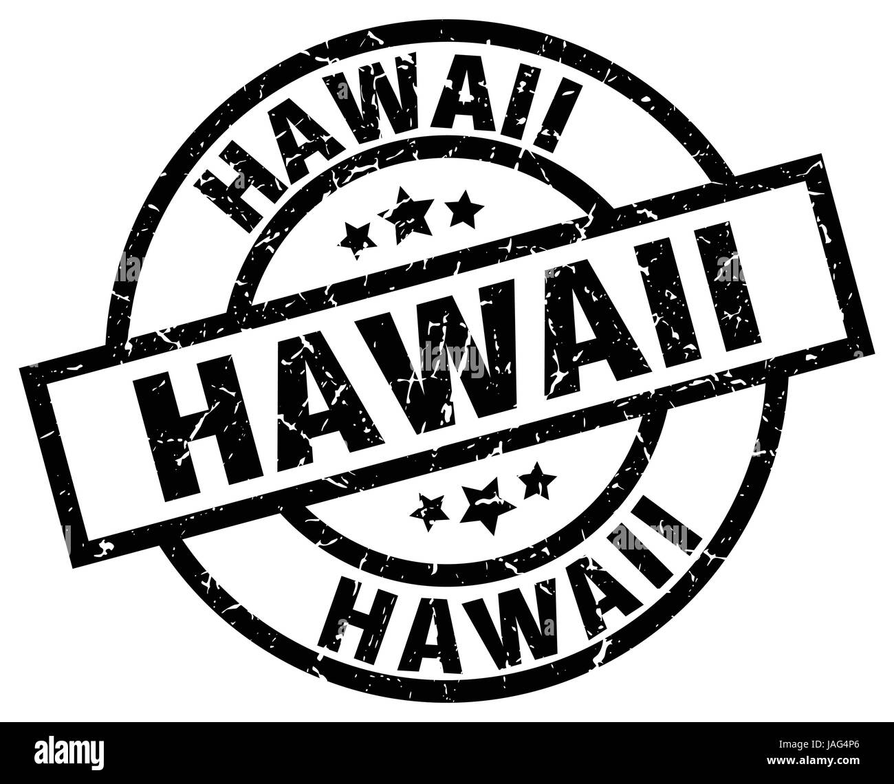 Hawaii stamp vector vectors Black and White Stock Photos & Images - Alamy