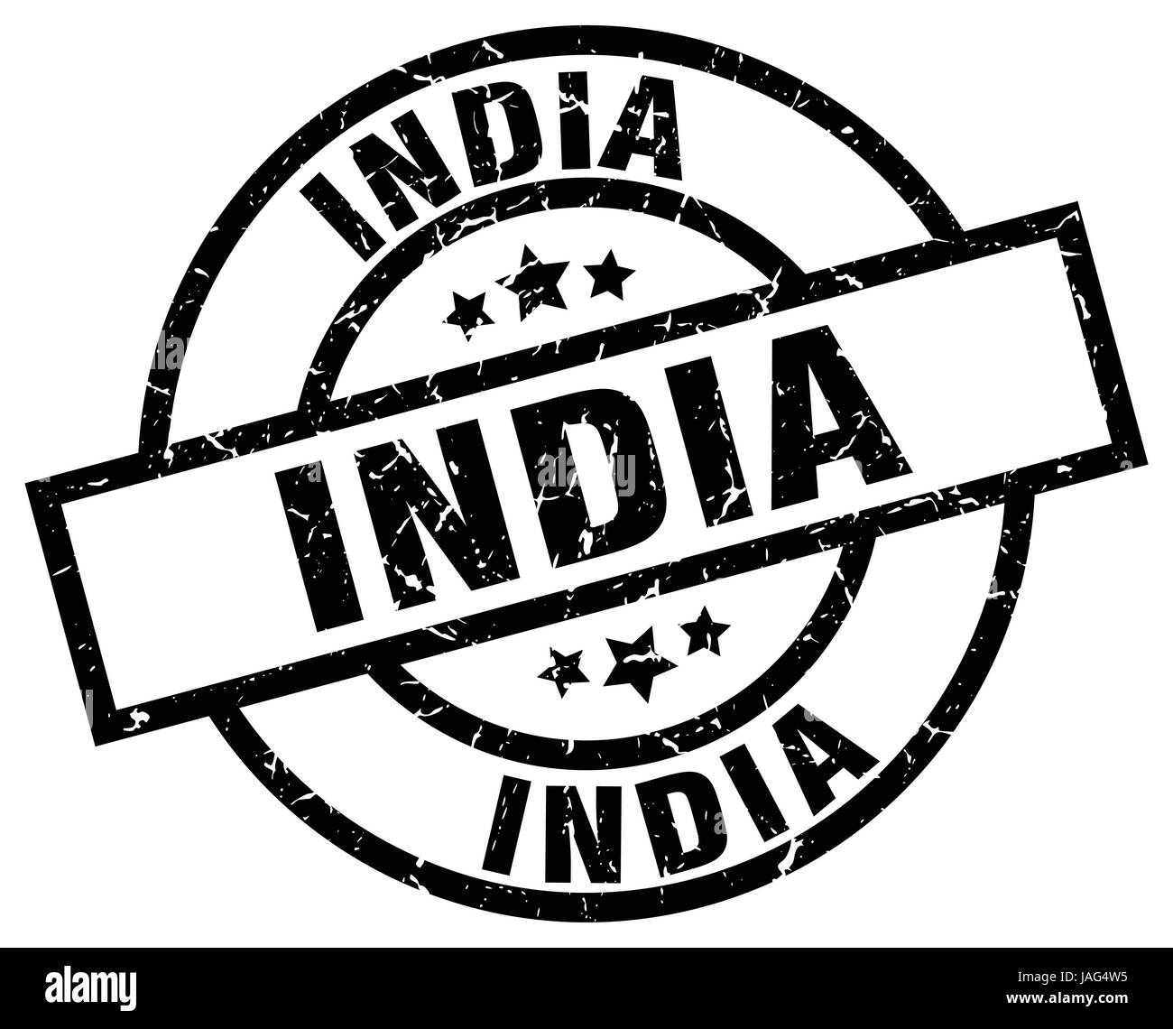 India rubber stamp Black and White Stock Photos & Images - Alamy