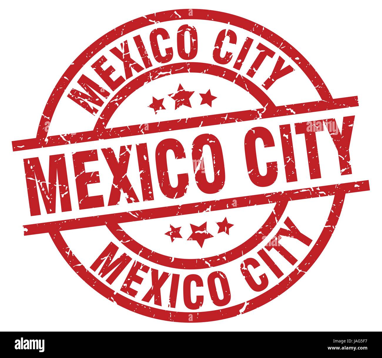 Mexico City red round grunge stamp Stock Vector Image & Art - Alamy