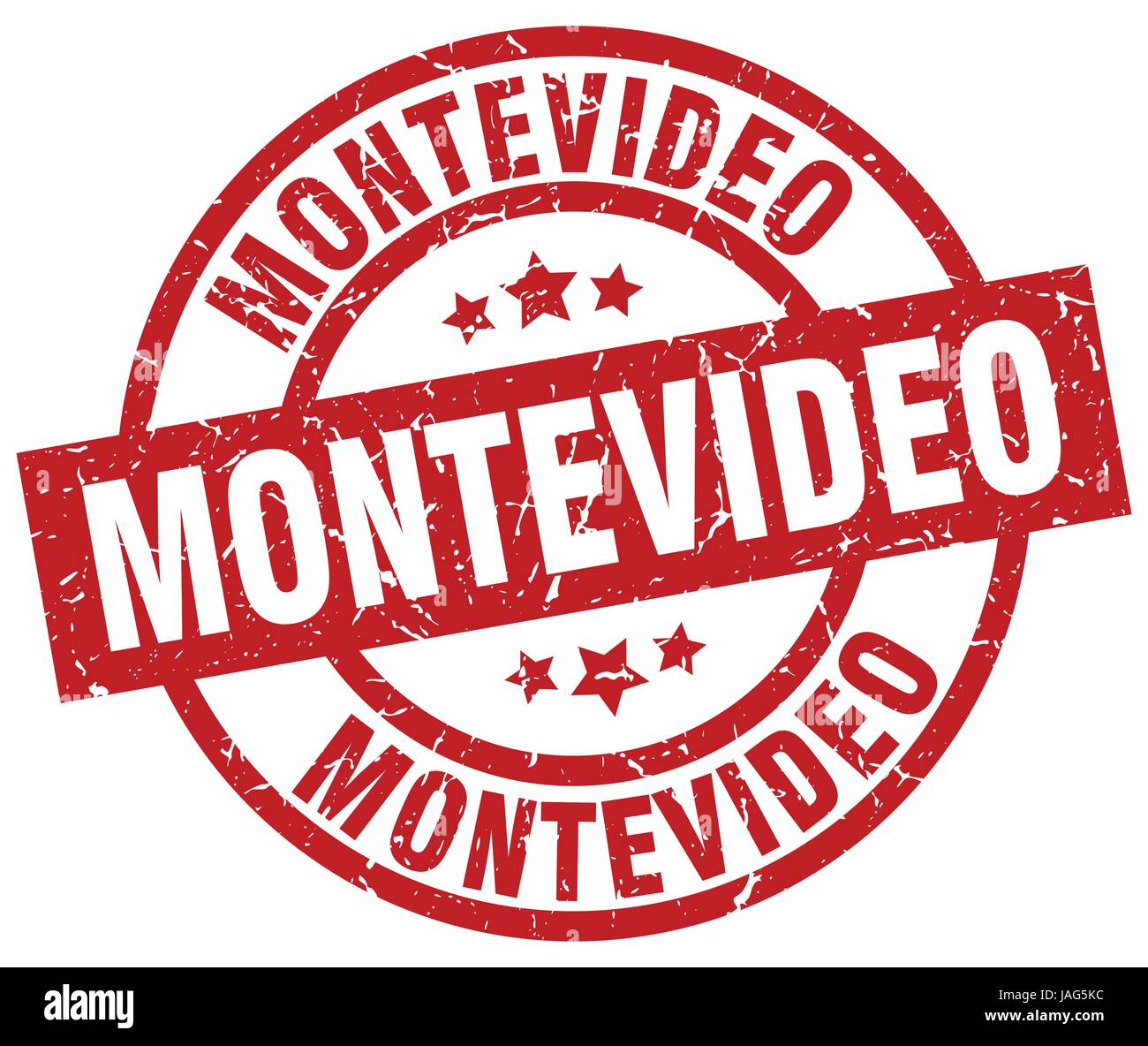 Montevideo red round grunge stamp Stock Vector Image & Art - Alamy