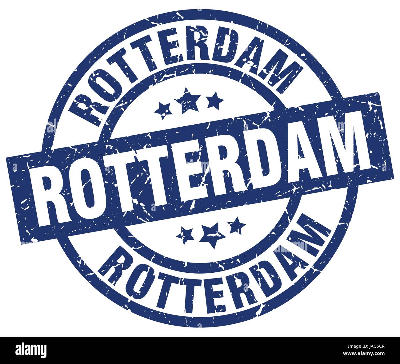 Rotterdam blue round grunge stamp Stock Vector Image & Art - Alamy
