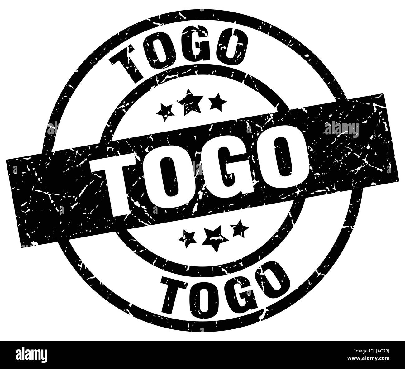 Togo black round grunge stamp Stock Vector Image & Art - Alamy