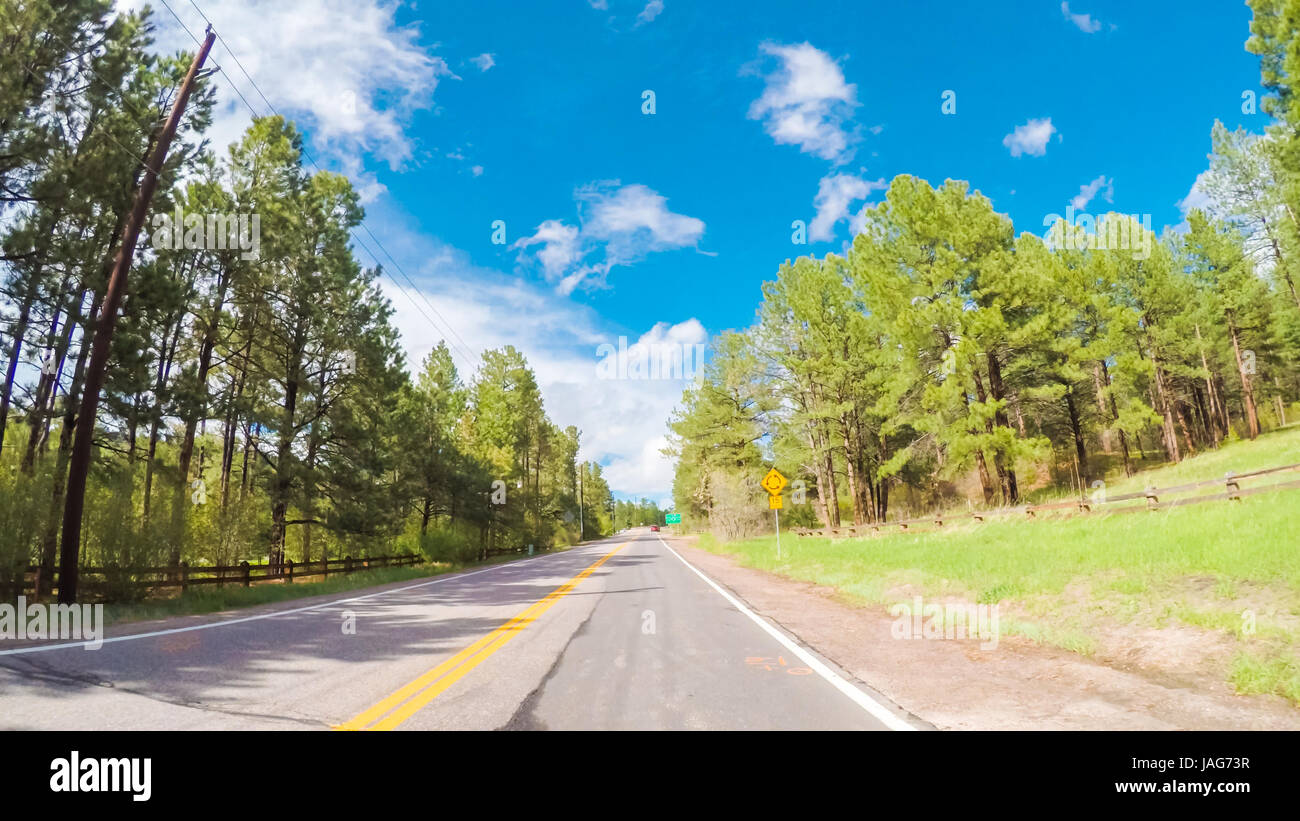 Small paved road in rural area of Colorado Stock Photo - Alamy
