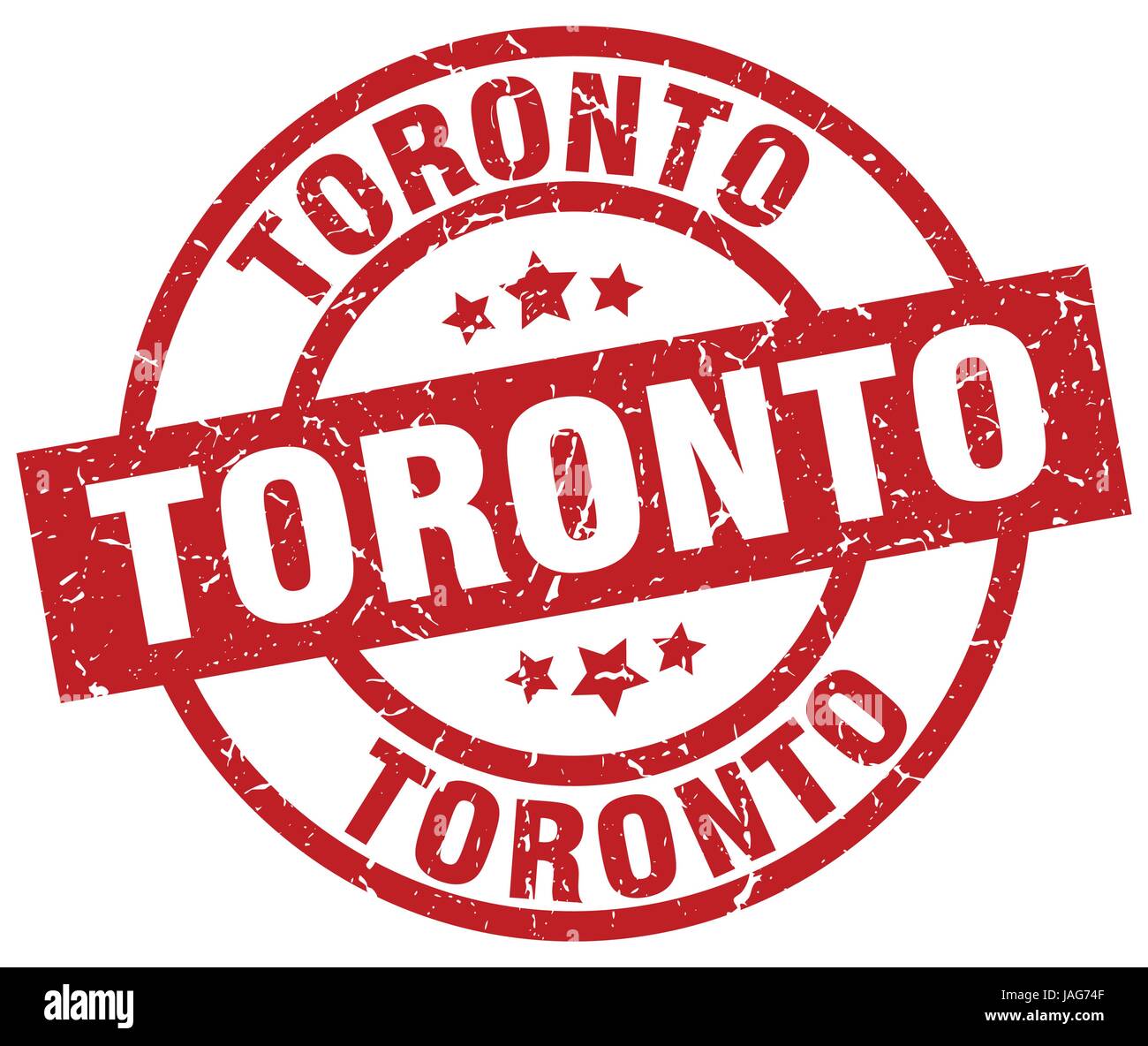 Toronto red round grunge stamp Stock Vector Image & Art - Alamy