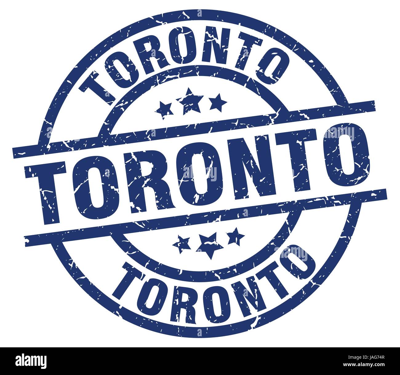 Toronto blue round grunge stamp Stock Vector Image & Art - Alamy