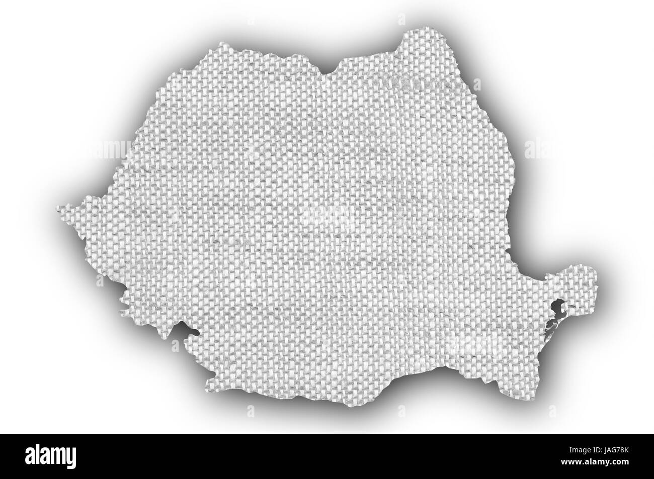 Textured map of Romania in nice colors Stock Photo - Alamy