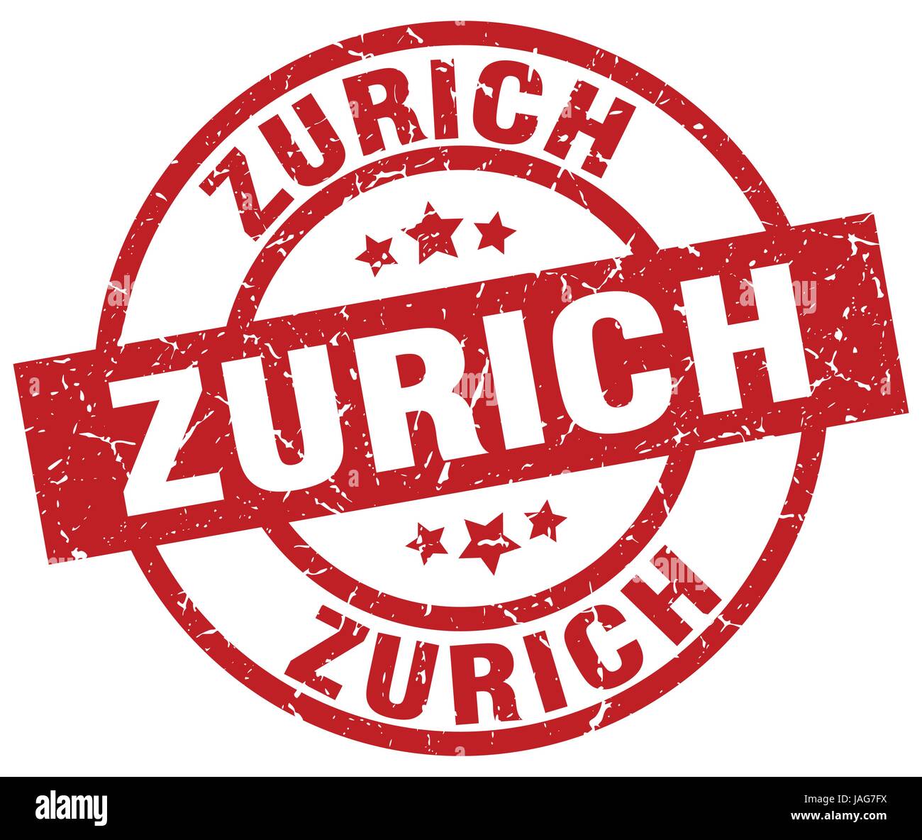 Zurich red round grunge stamp Stock Vector Image & Art - Alamy