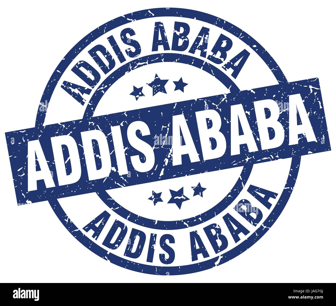 Addis Ababa blue round grunge stamp Stock Vector Image & Art - Alamy