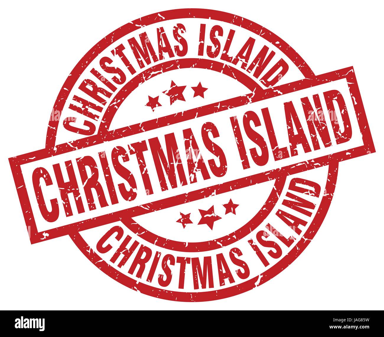 Christmas Island red round grunge stamp Stock Vector Image & Art - Alamy