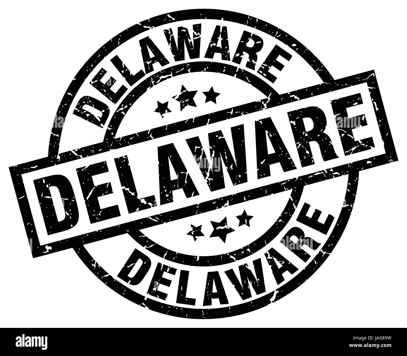 Delaware black round grunge stamp Stock Vector Image & Art - Alamy