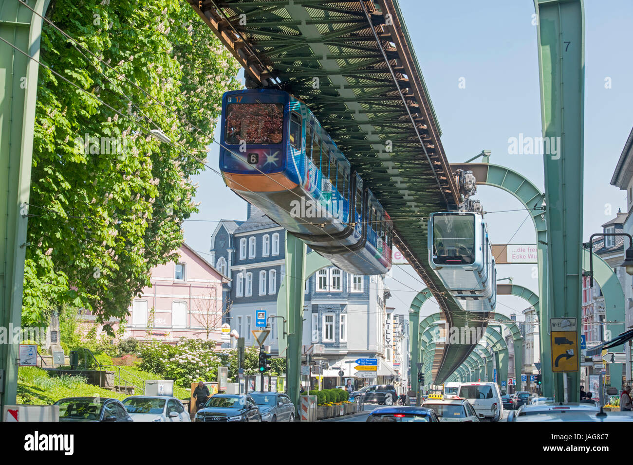 Wuppertal Schwebebahn Wuppertal Floating Tram High Resolution Stock ...