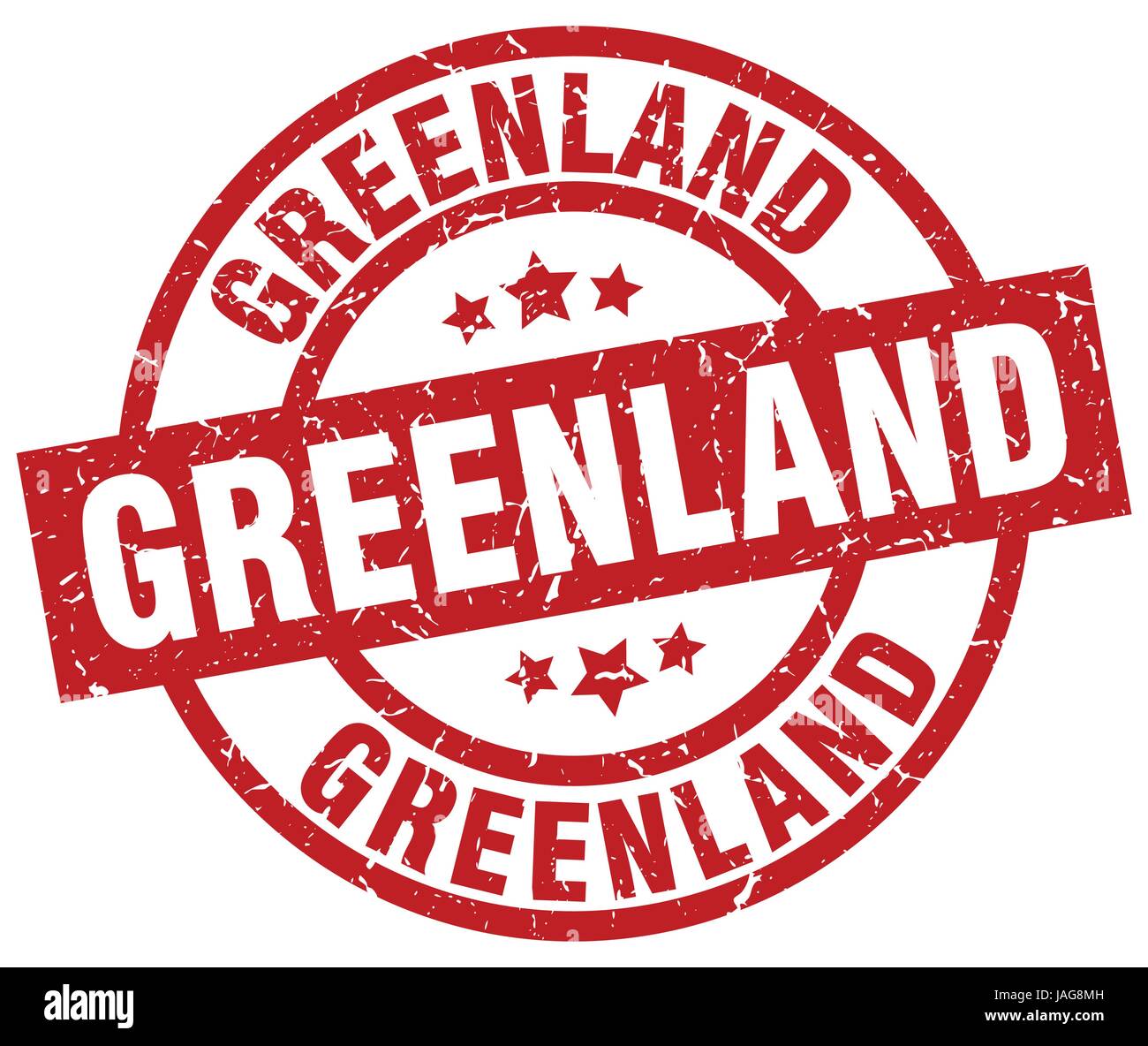 Greenland red round grunge stamp Stock Vector Image & Art - Alamy