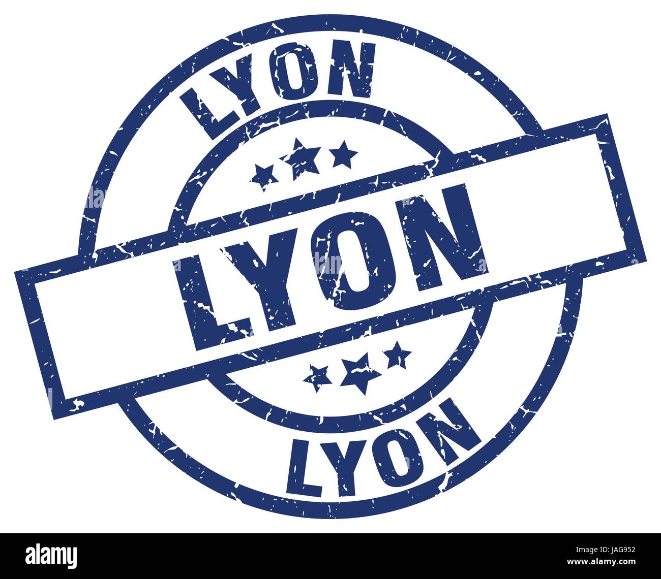 Lyon stamp Stock Vector Images - Alamy