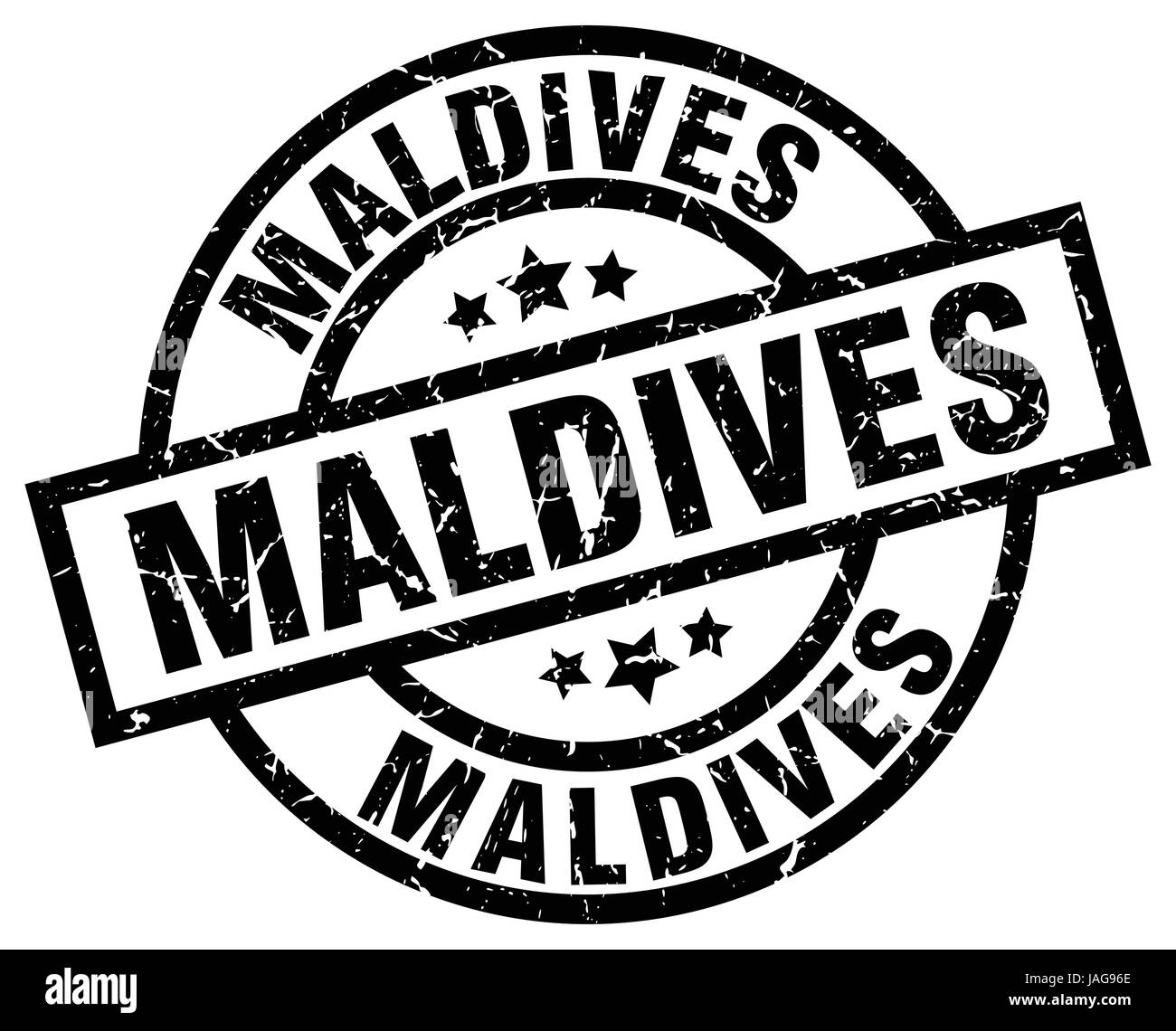 Maldives stamp Black and White Stock Photos & Images - Alamy