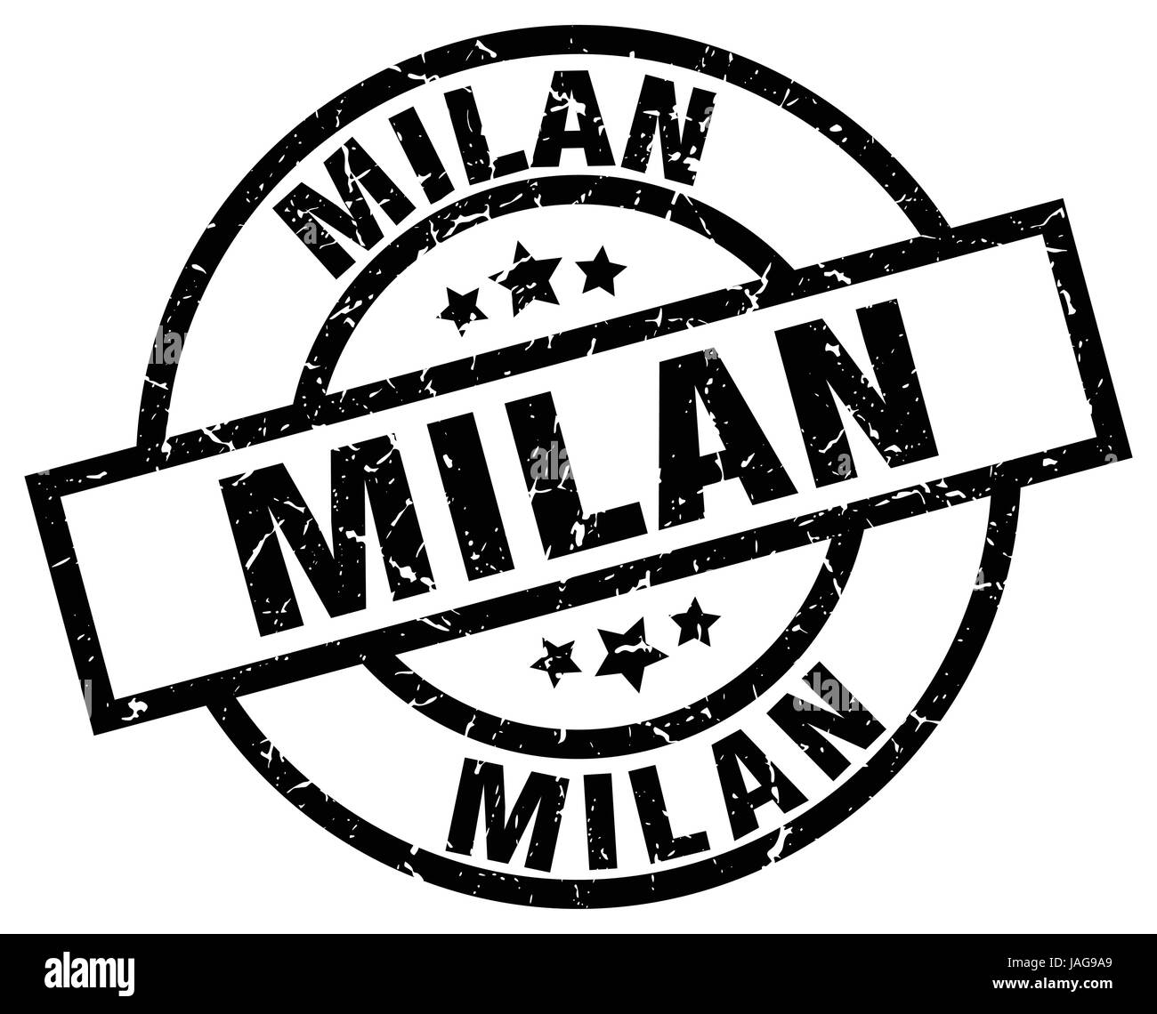 Milan stamp Black and White Stock Photos & Images - Alamy