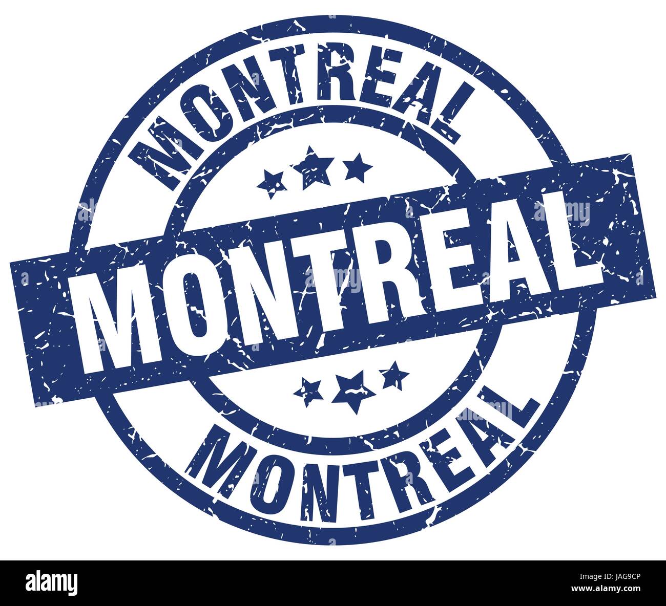 Montreal blue round grunge stamp Stock Vector Image & Art - Alamy