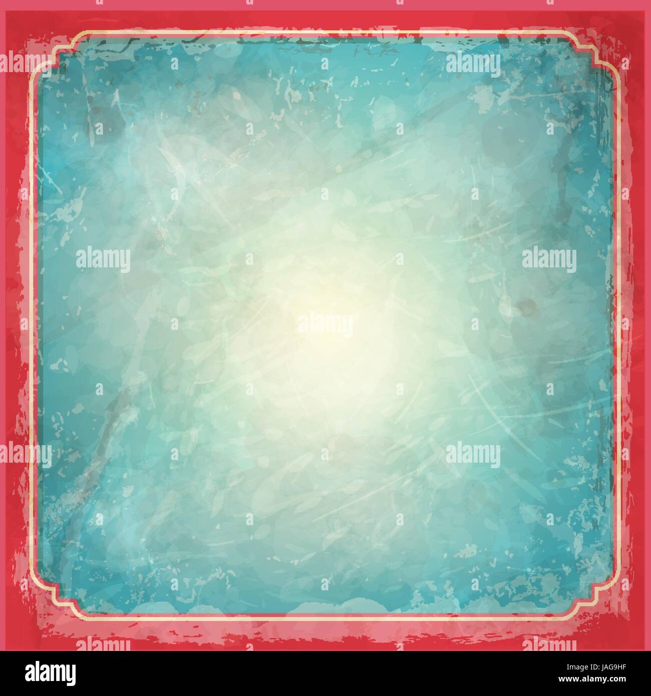 Blue background in a red frame Stock Vector Image & Art - Alamy