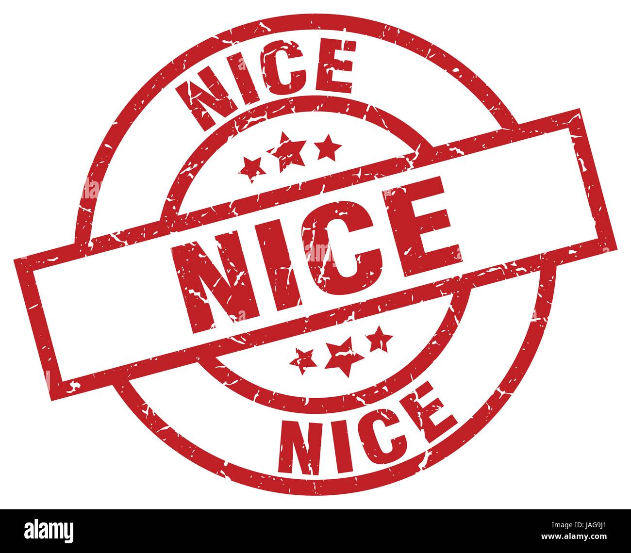 Nice red round grunge stamp Stock Vector Image & Art - Alamy