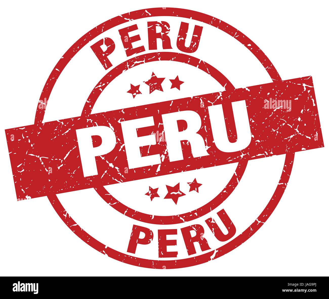 Peru red round grunge stamp Stock Vector Image & Art - Alamy