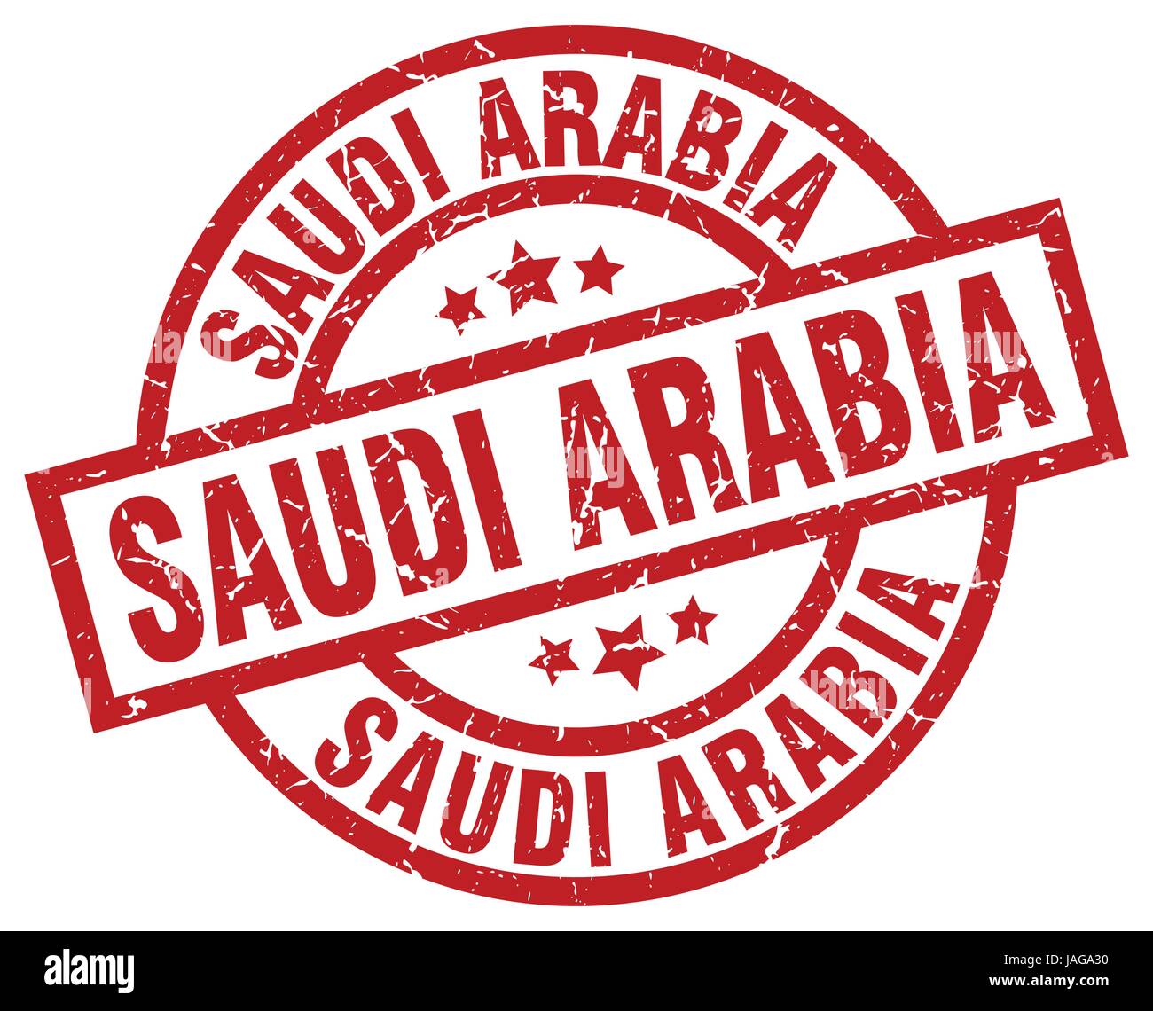 Saudi Arabia red round grunge stamp Stock Vector Image & Art - Alamy