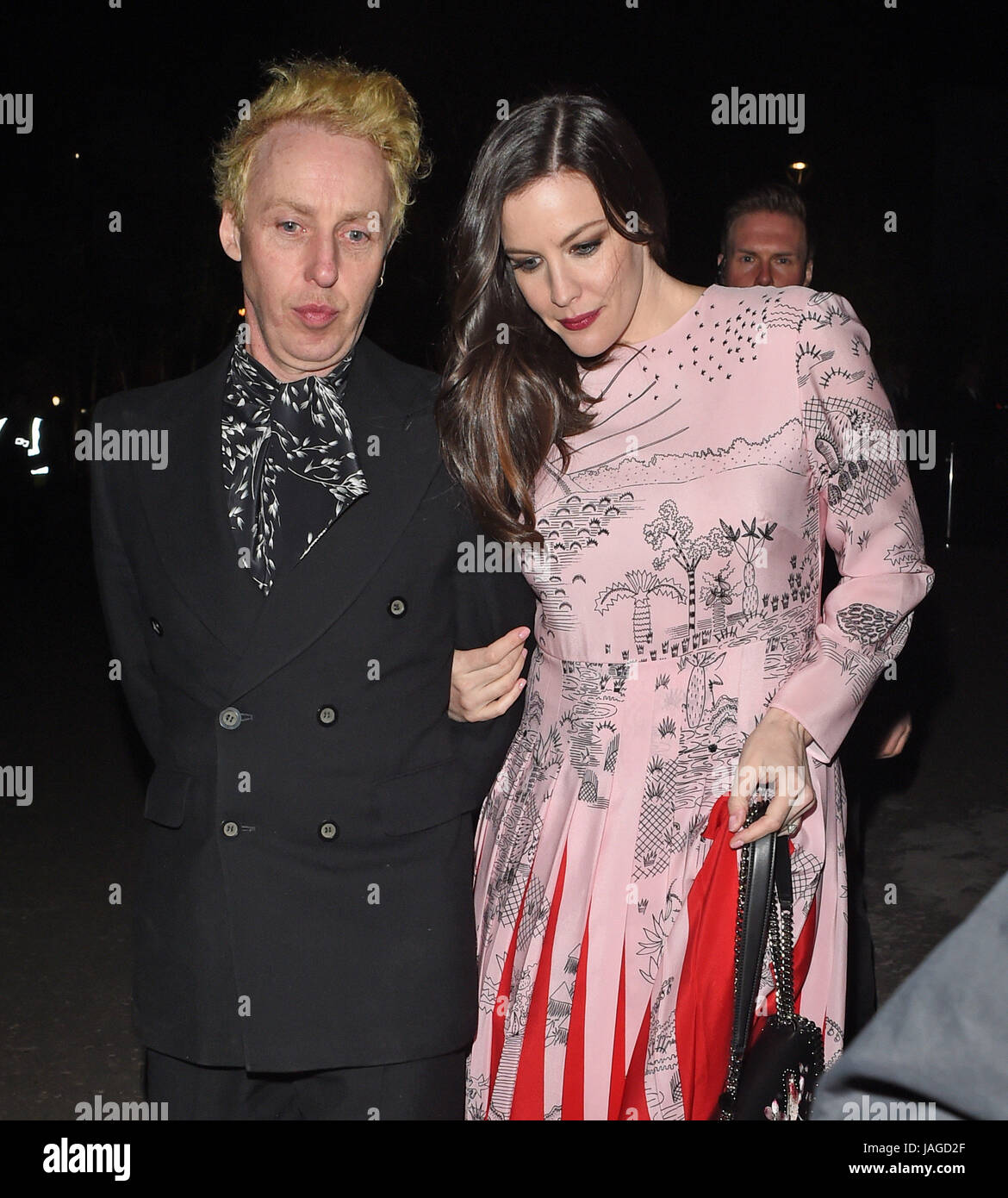 Ellie Goulding and Liv Tyler seen leaving the Tate Modern in London ...