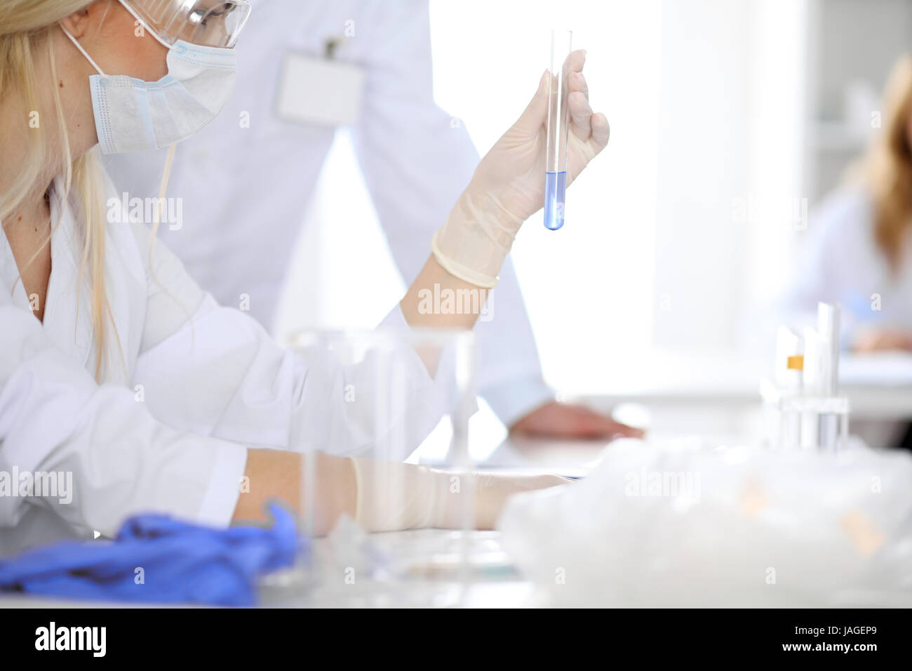 Closeup scientific research team hi-res stock photography and images ...